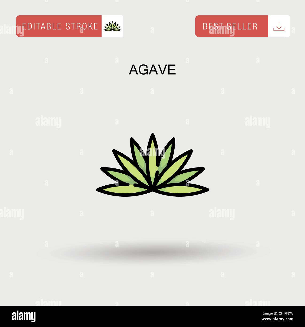 Agave plant graphic hi-res stock photography and images - Alamy