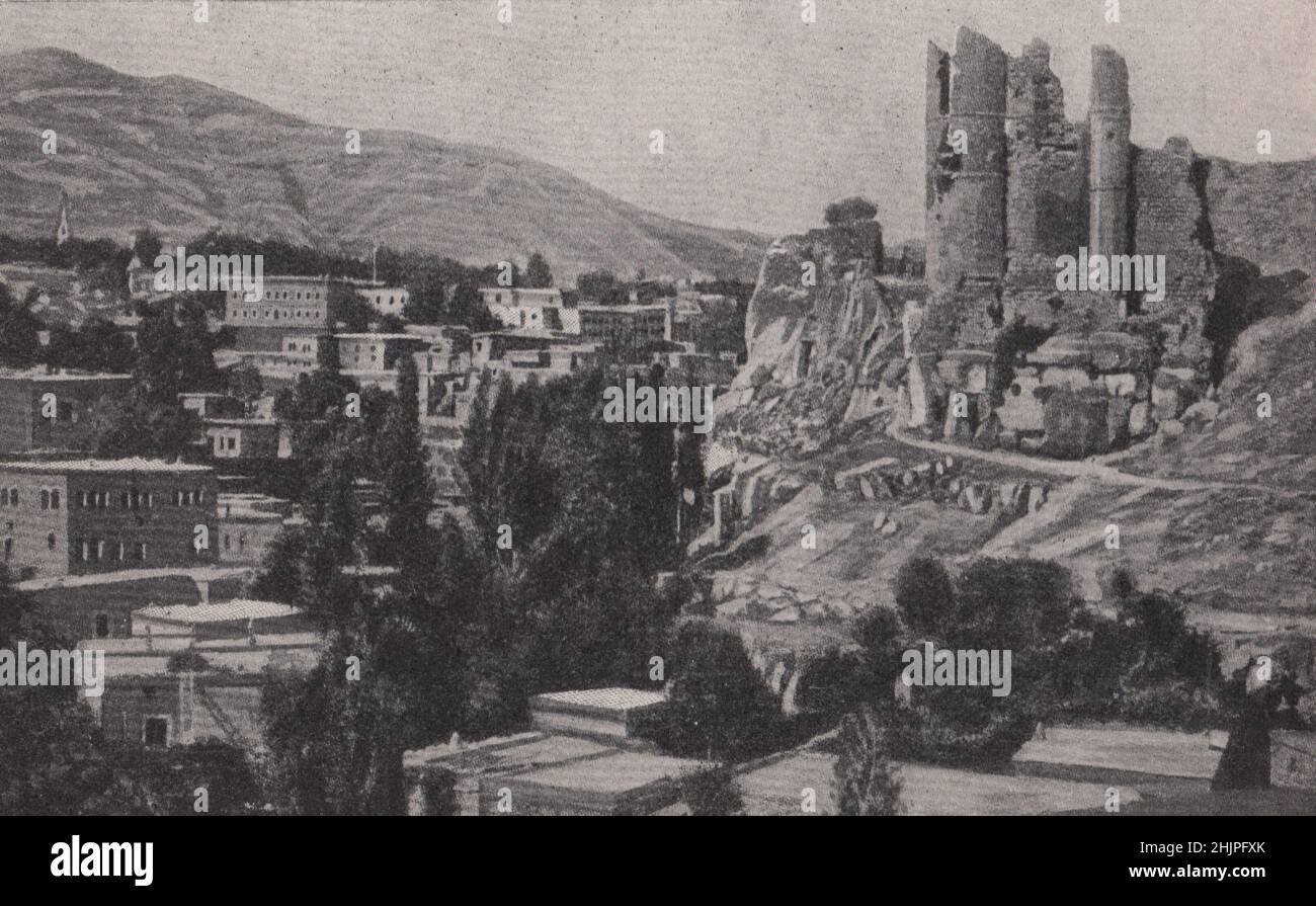 Bitlis and its castle four thousand feet above the sea. Armenia (1923 ...