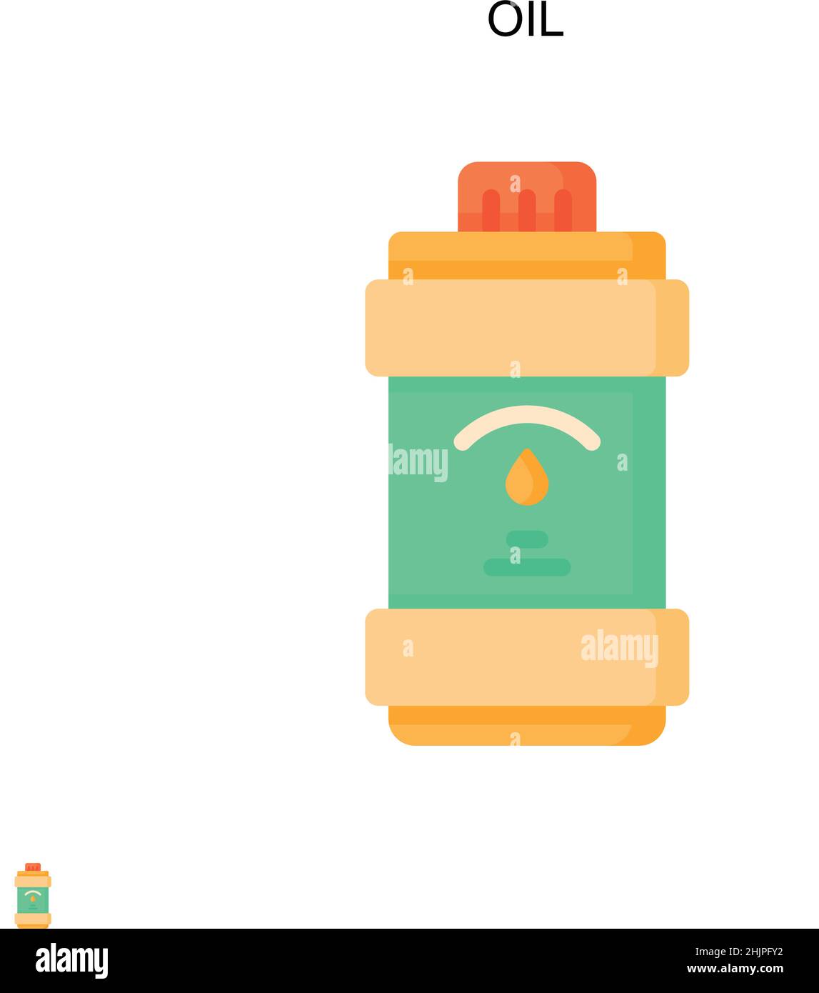 Pouring oil essential Stock Vector Images - Alamy