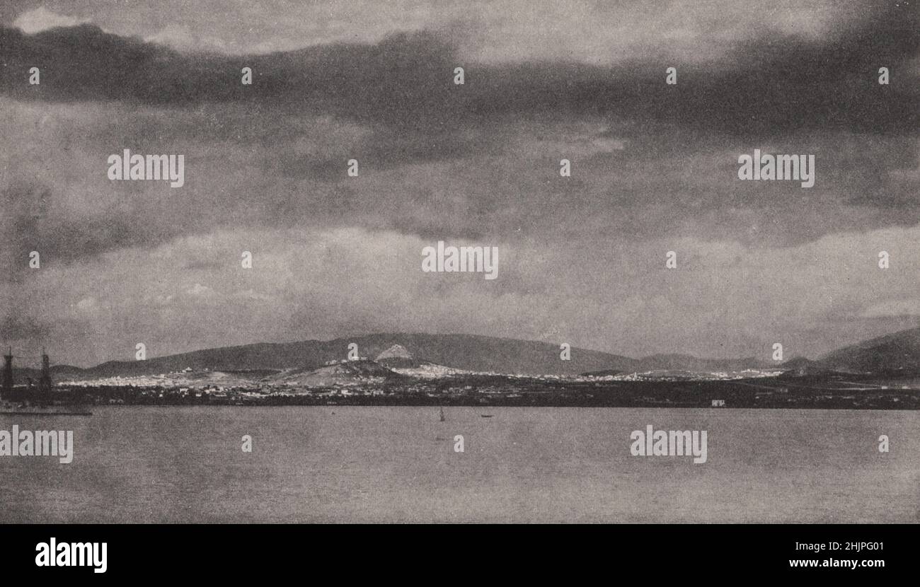 Sunset strikes a last sparkle from the Facets of a splendid jewel ...