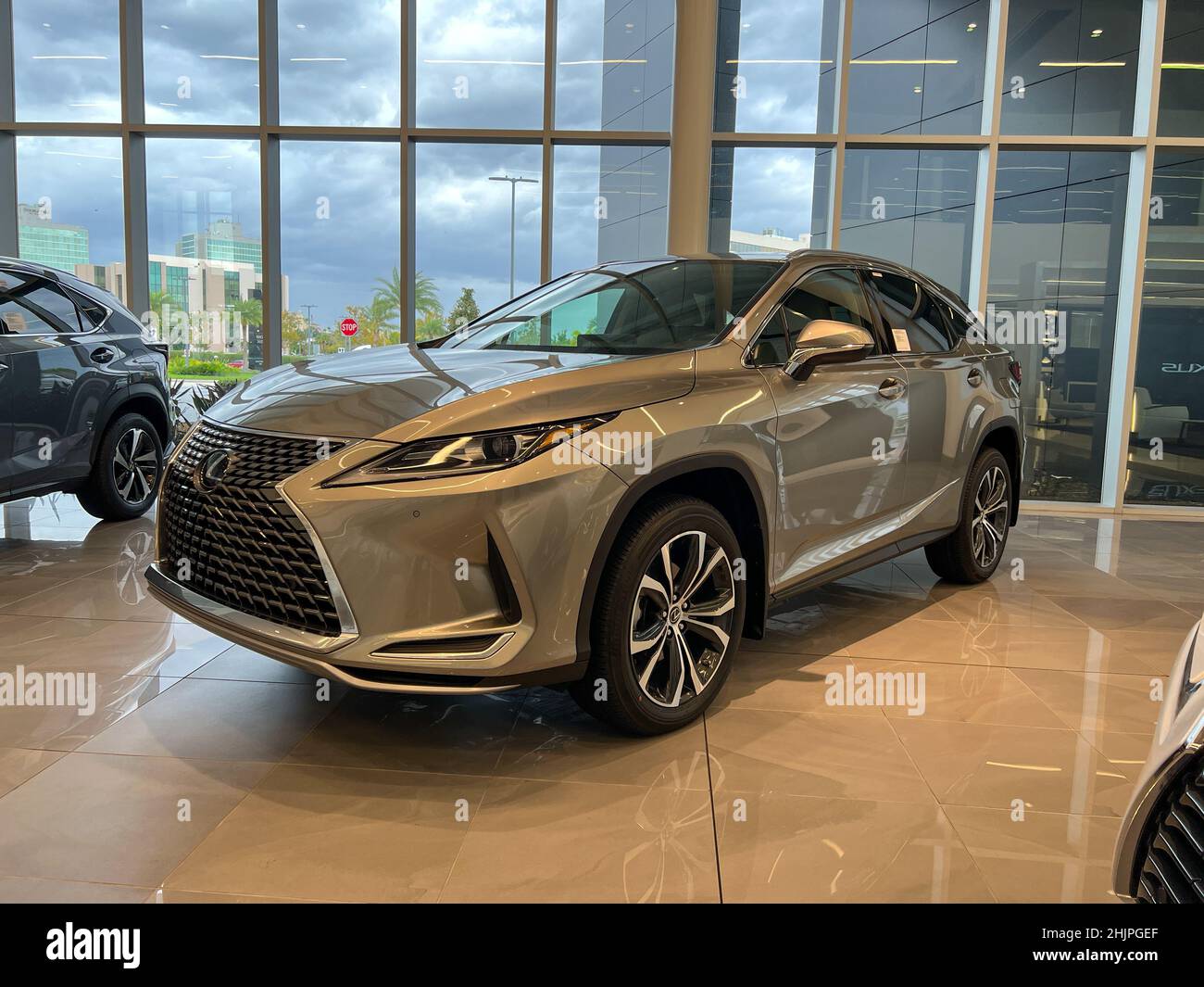 Orlando, FL USA - October 29, 2021: A Lexus SUV at a dealership in ...