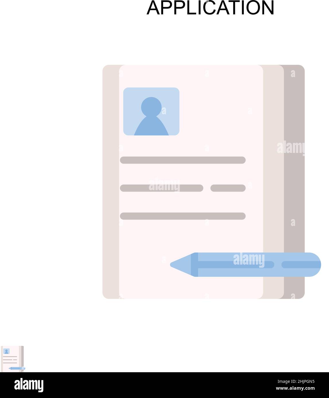 Application Simple vector icon. Illustration symbol design template for ...