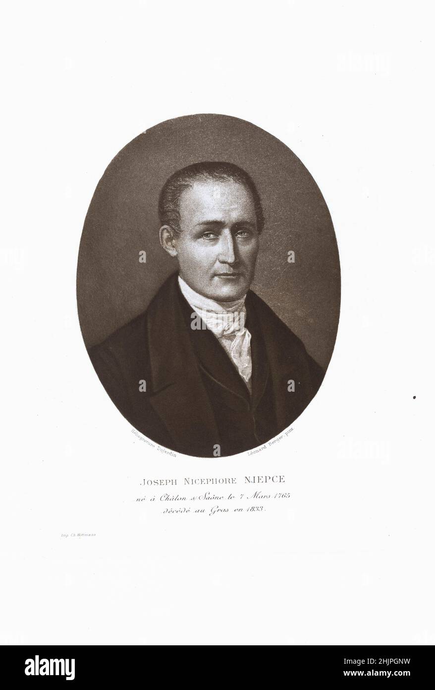 Niepce, nicéphore hi-res stock photography and images - Alamy