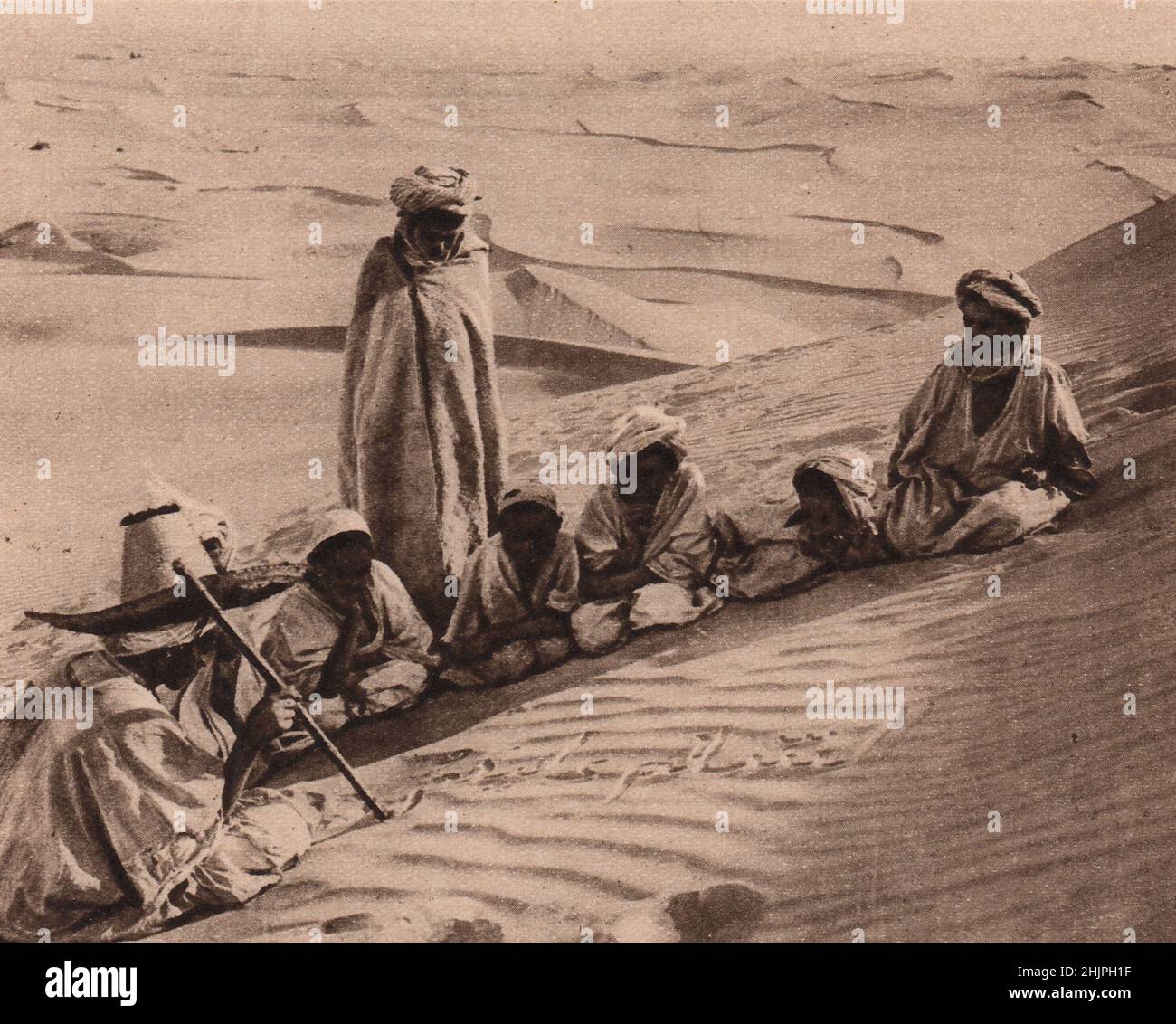 Barbary States. In the hope of baksheesh, children of the desert write ...