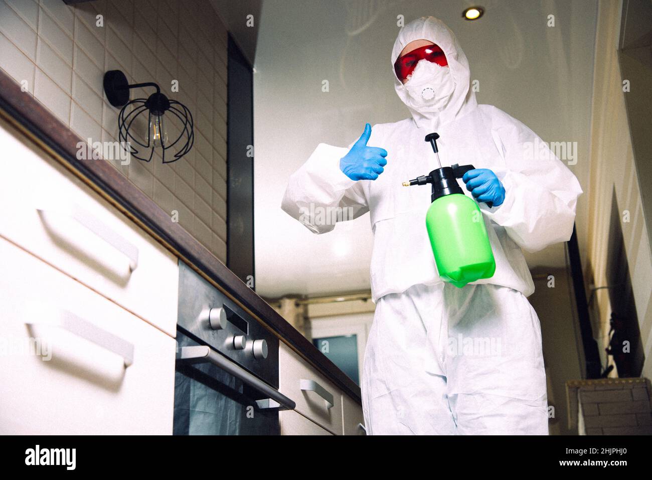 Woman exterminator hi-res stock photography and images - Alamy