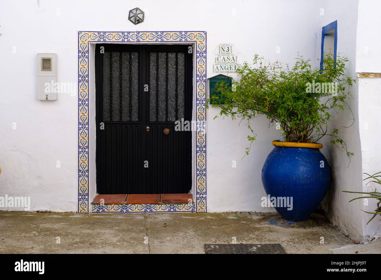 Street scenes around the pueblo of Cuter, Axarquia, Malaga, Andalucía ...