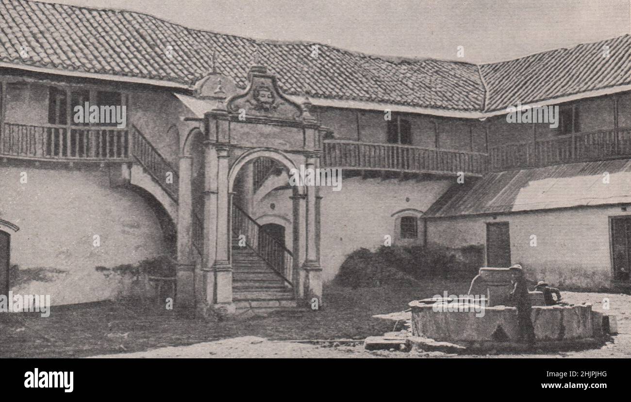 Hostelry of old potosi, thirteen thousand feet above the sea. Bolivia ...