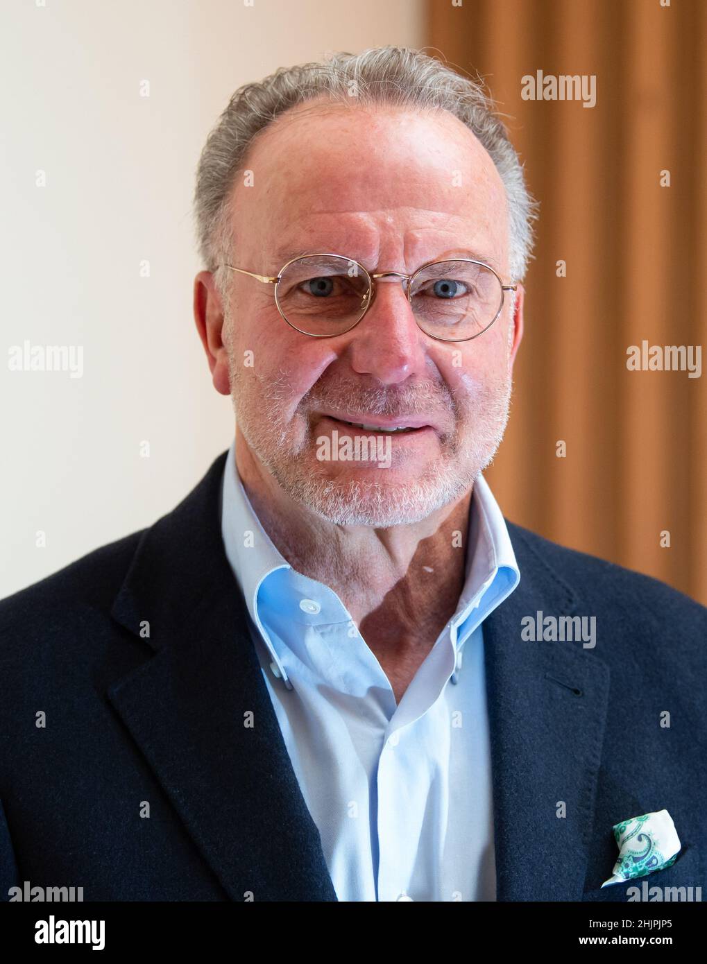31 January 2022, Bavaria, Grünwald: Karl-Heinz Rummenigge, former ...