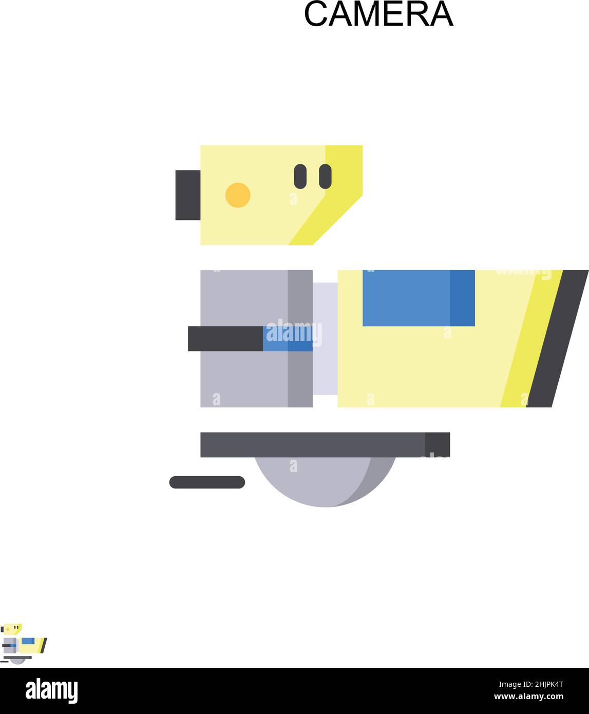 Camera Simple vector icon. Illustration symbol design template for web ...