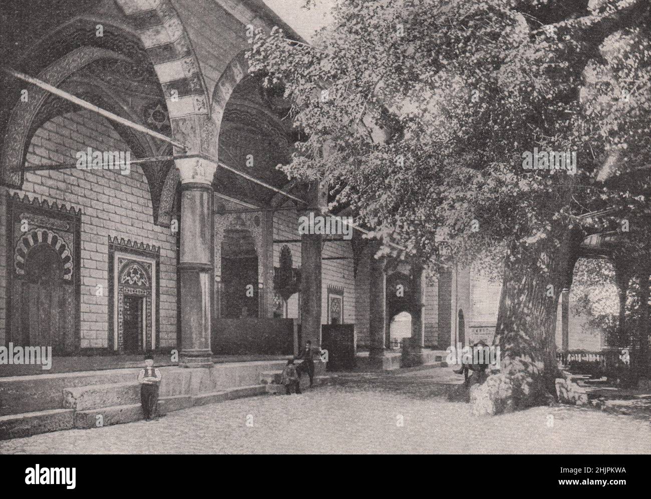 Sunshine and Shade before the Begova Dzamija mosque. Bosnia Herzegovina ...
