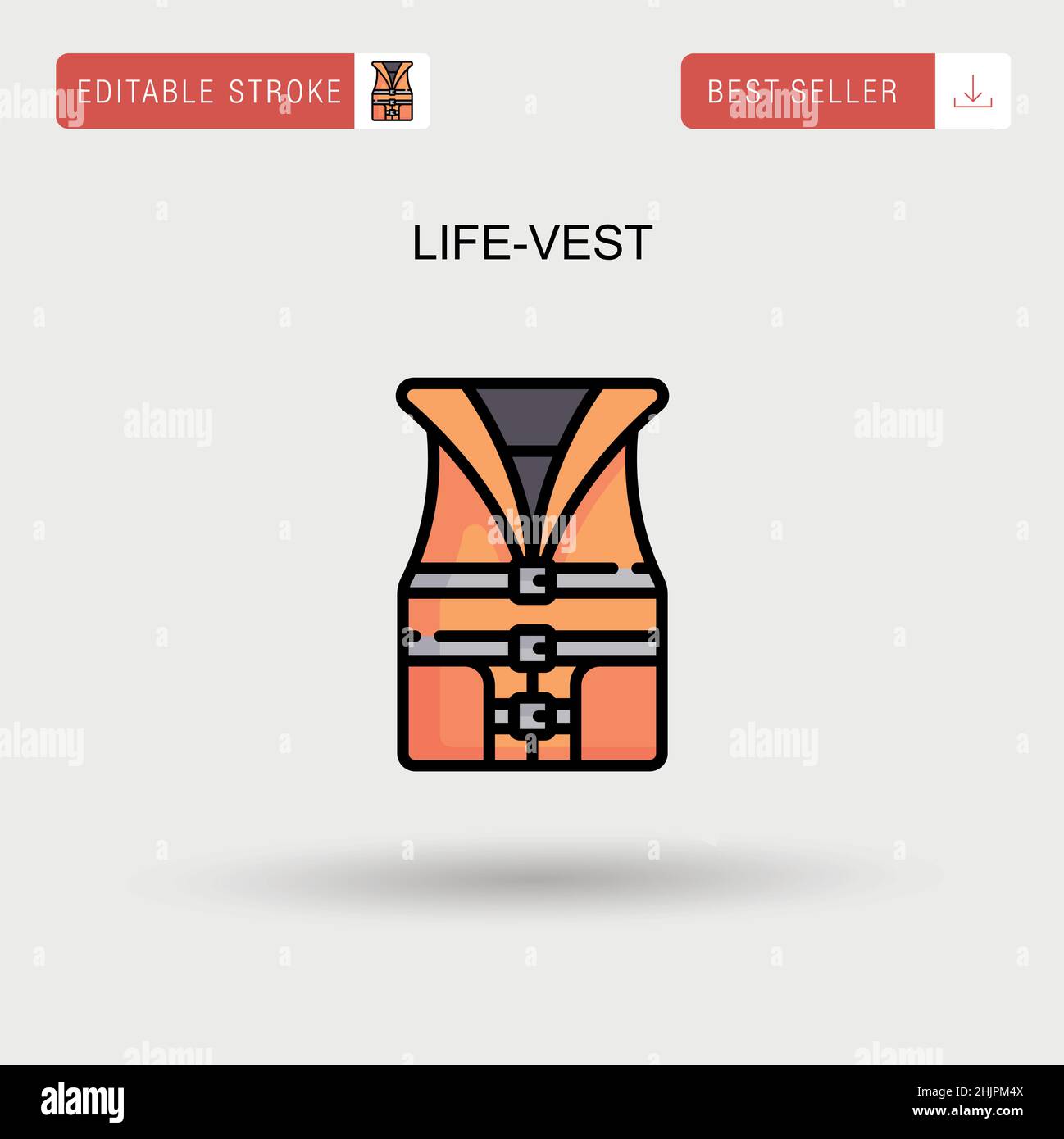 Lifeguard vest Stock Vector Images - Alamy
