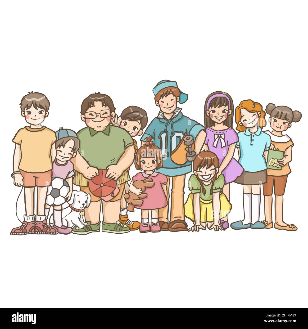 Groups of students Cut Out Stock Images & Pictures - Alamy