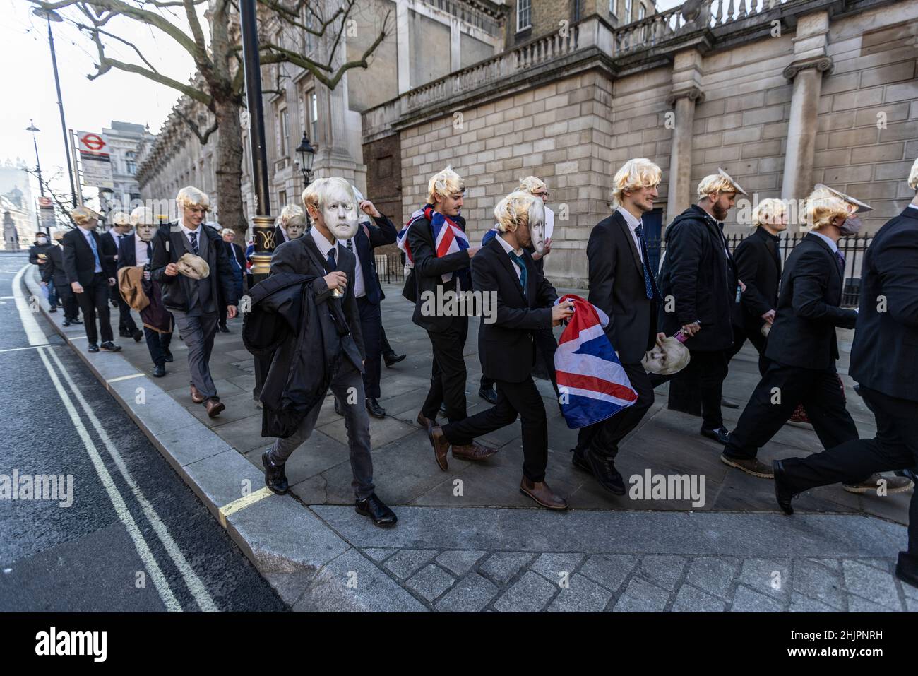 Boris partygate flash mob hi-res stock photography and images - Alamy