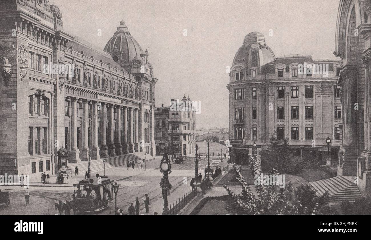 Massive and Well-Proportioned post office: One of Bukarest's modern ...
