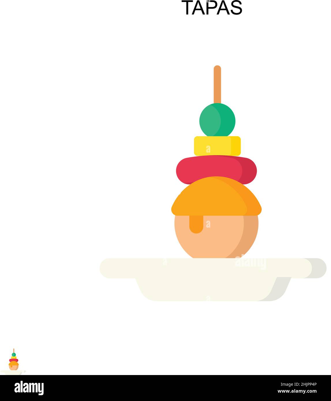 Tapas tapa Stock Vector Images - Alamy