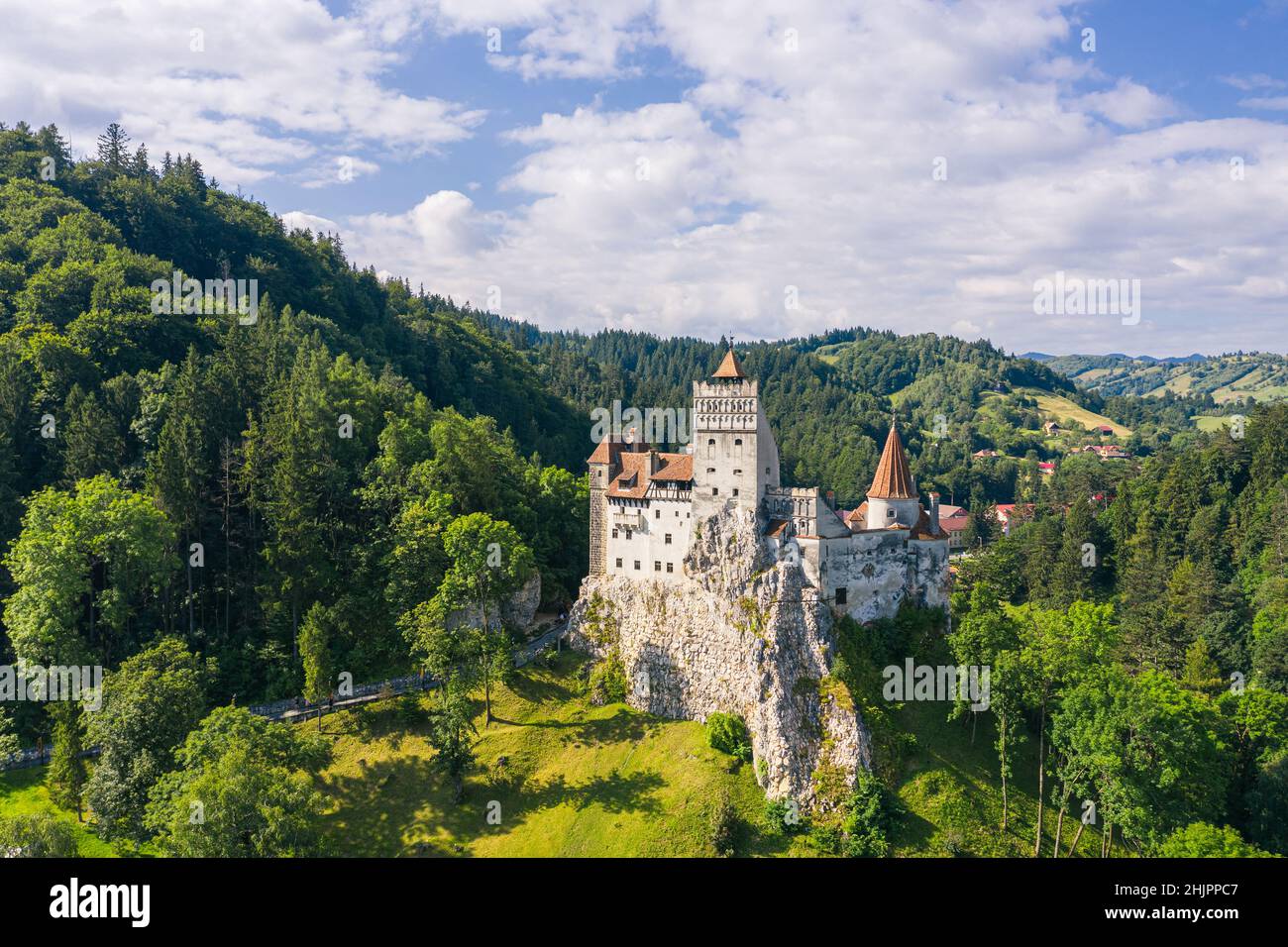 Bran castle exterior view hi-res stock photography and images - Alamy