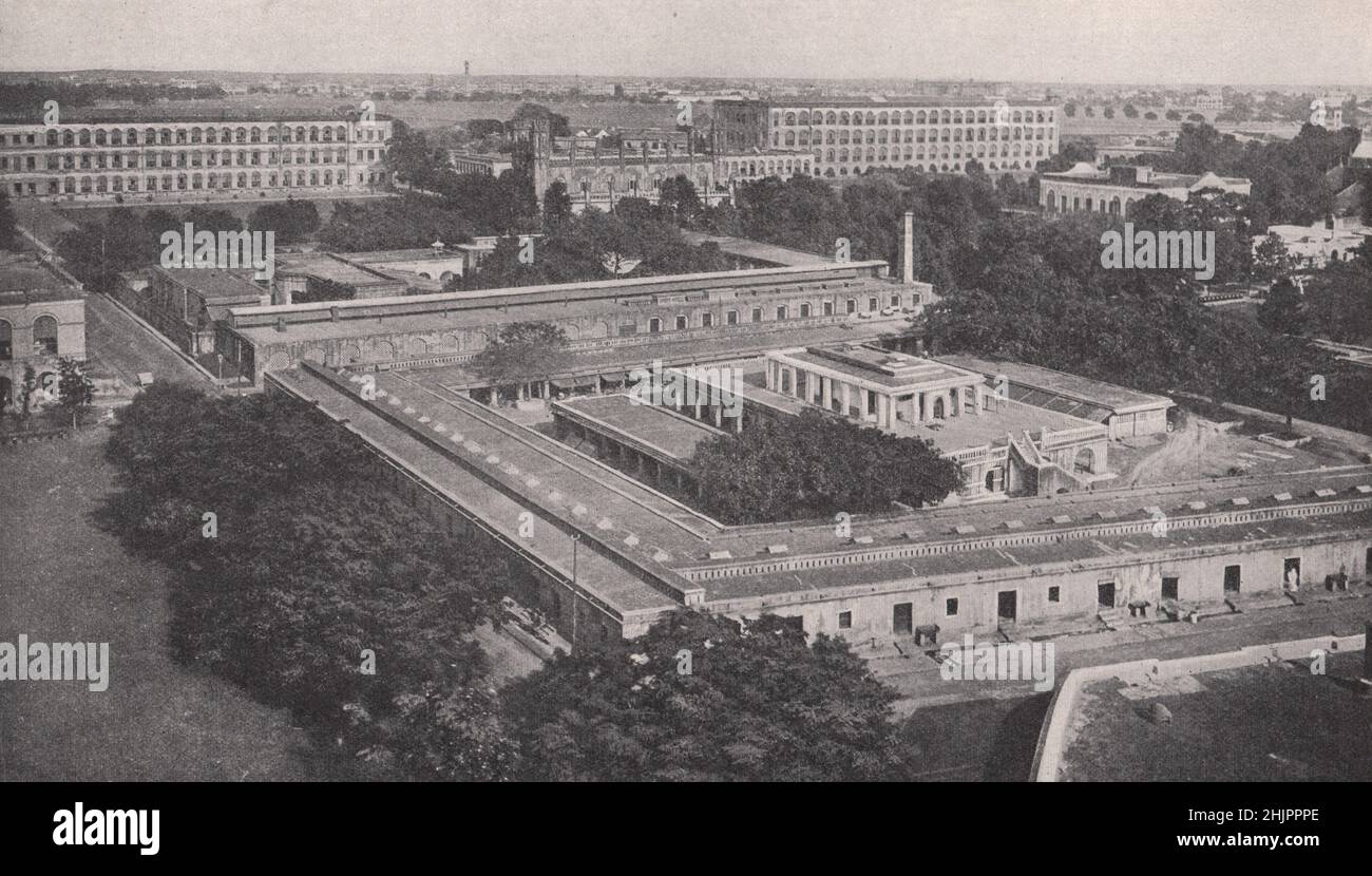 Portion of Calcutta's formidable fortress which art has made strongly ...