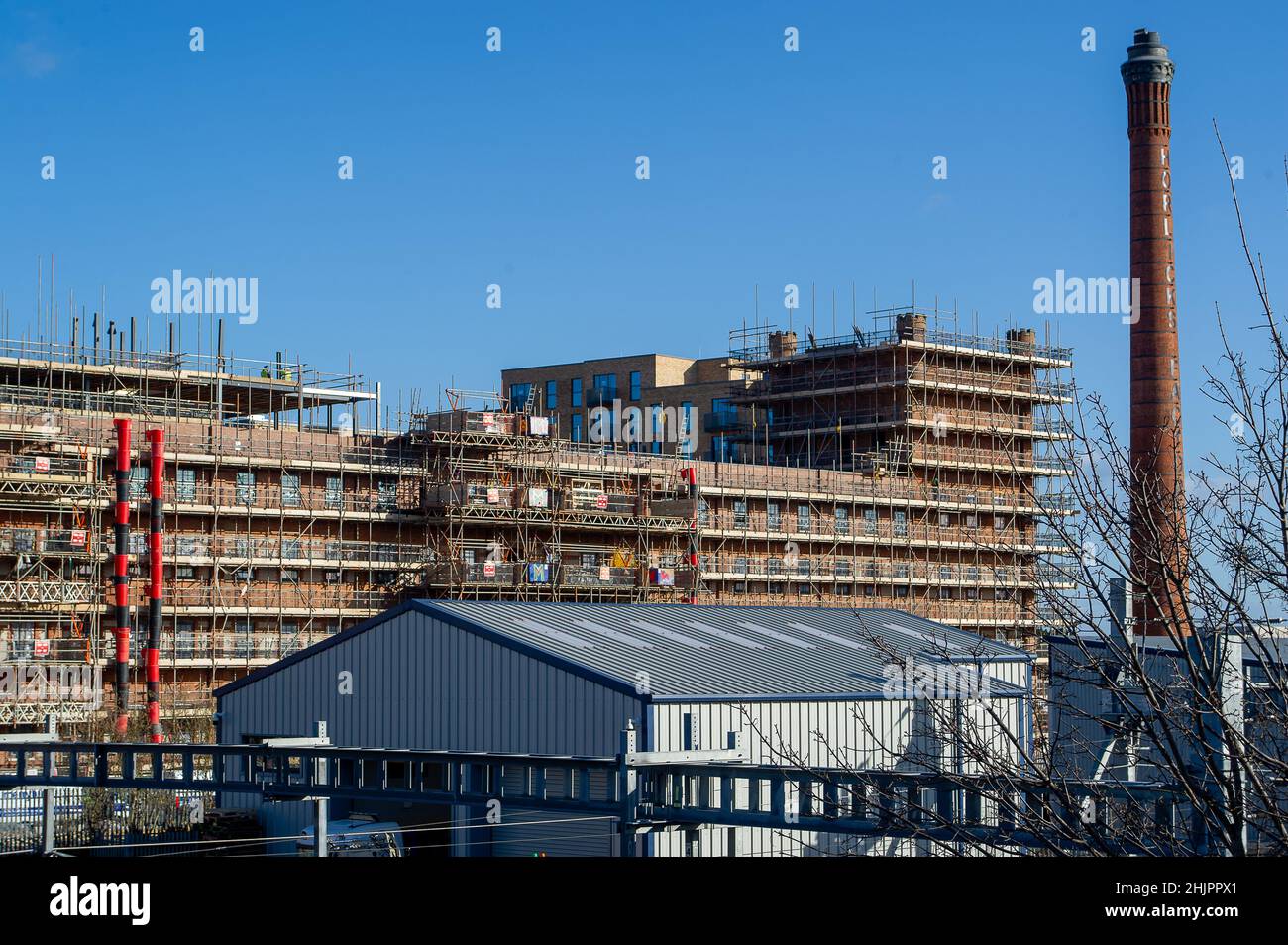 Slough, Berkshire, UK. 31st January, 2022. The former Horlicks Factory ...
