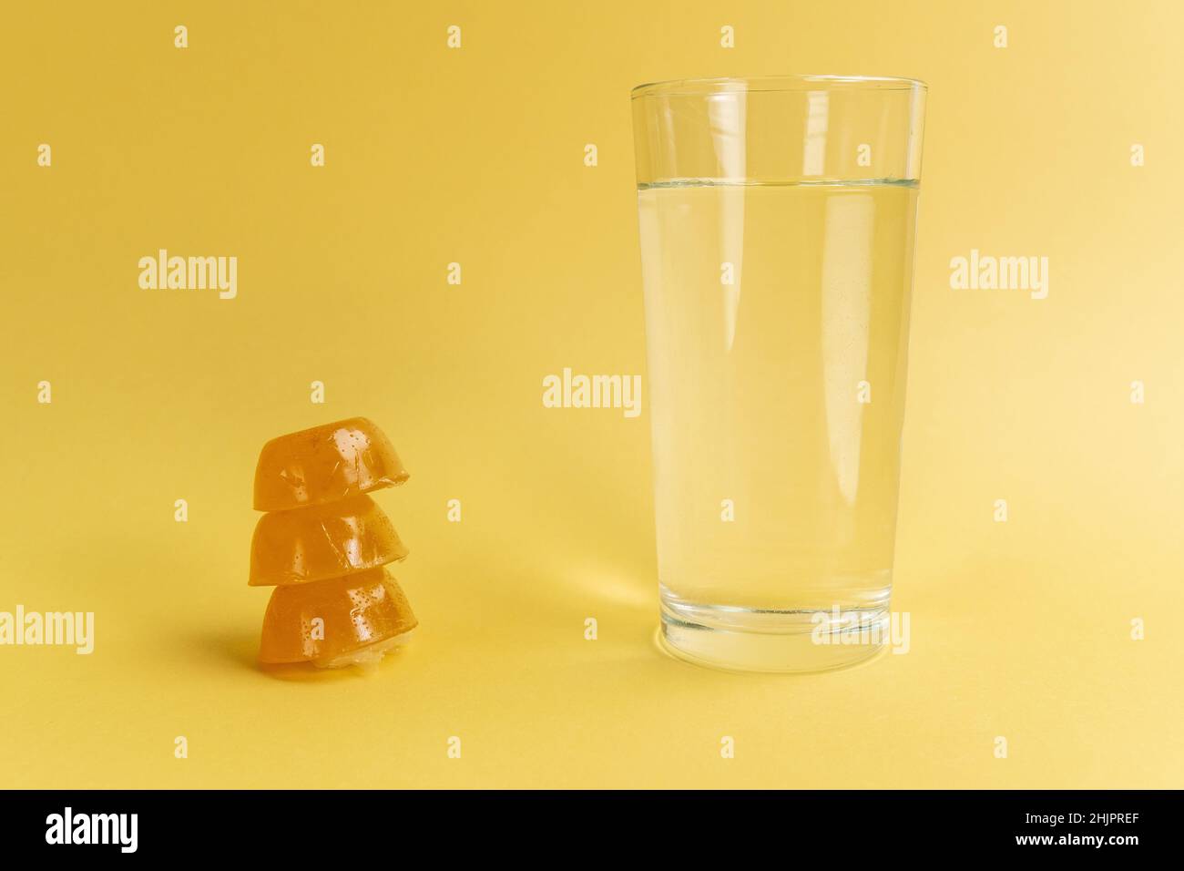 Dissolvable drinks dissolvable cubes, food ingredients frozen to add ...