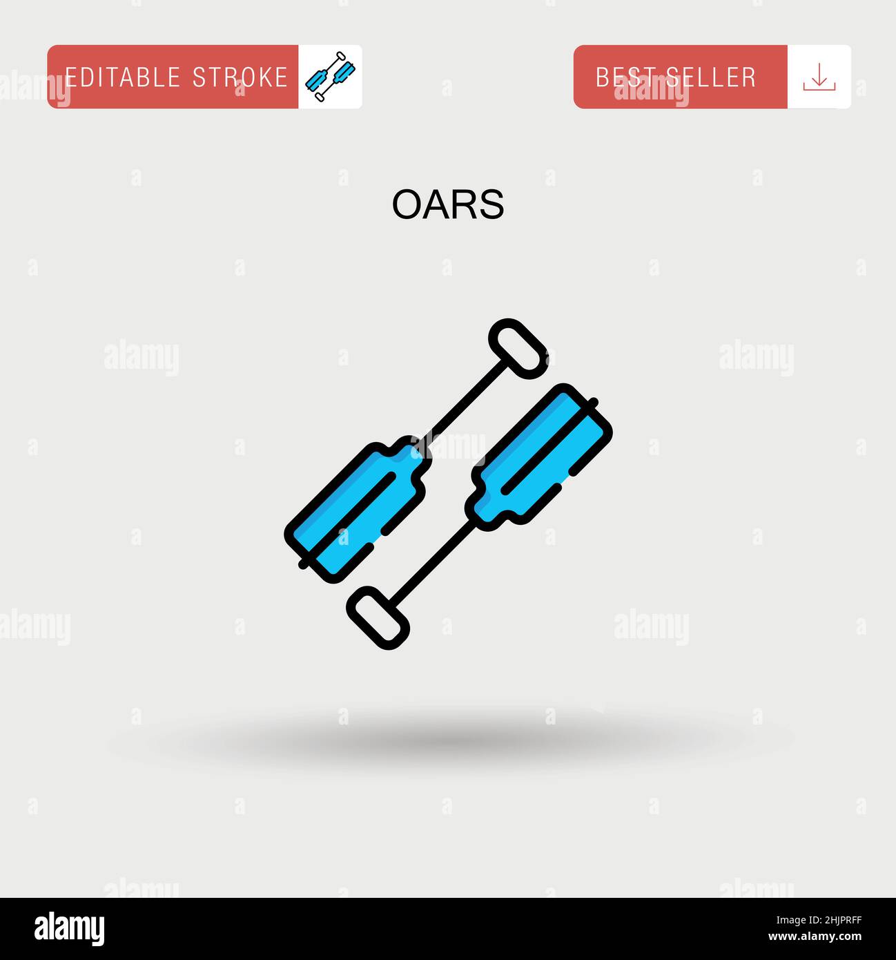 Row rowing oars Stock Vector Images - Alamy