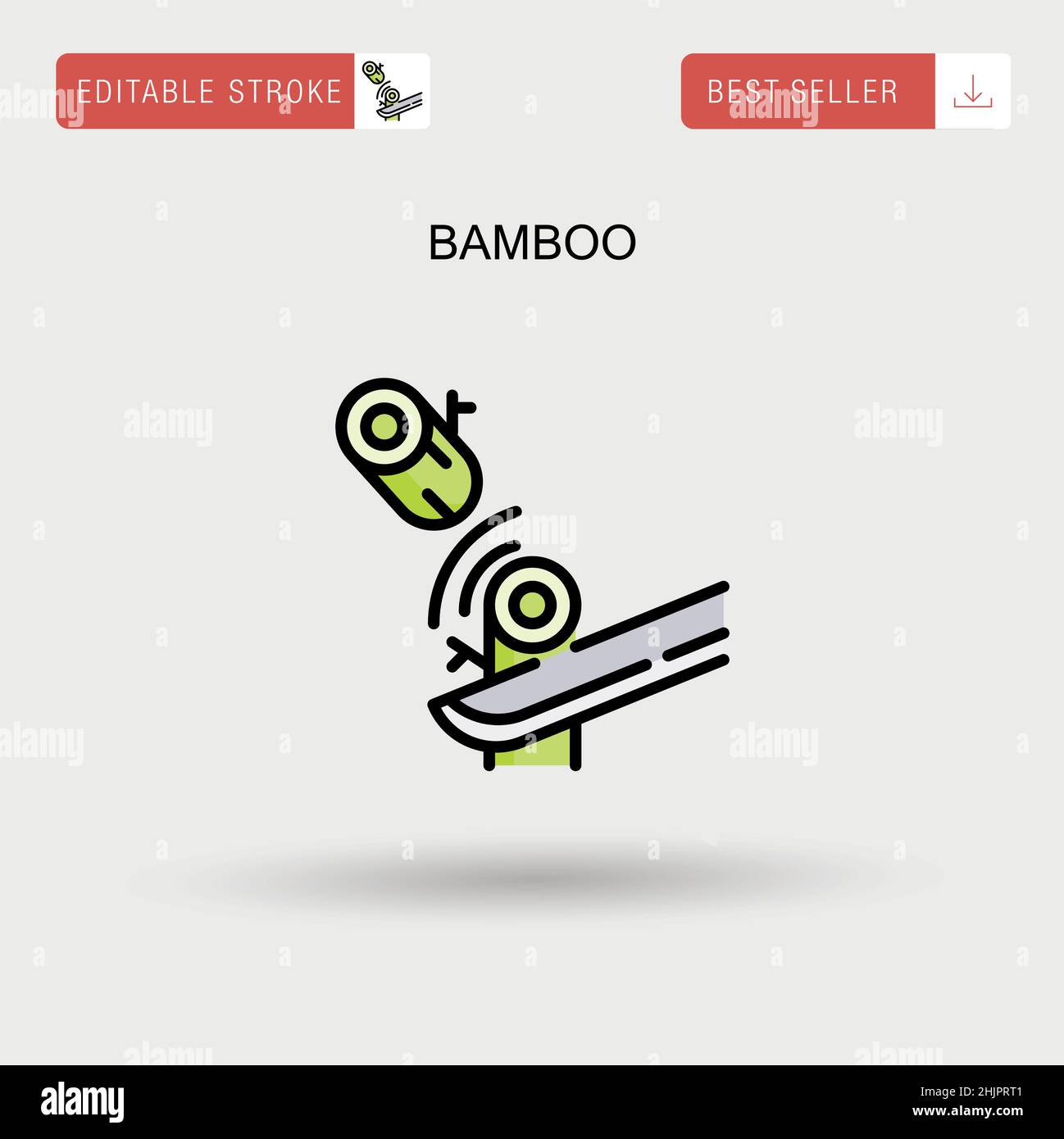 Abstract art bamboo wall Stock Vector Images - Alamy