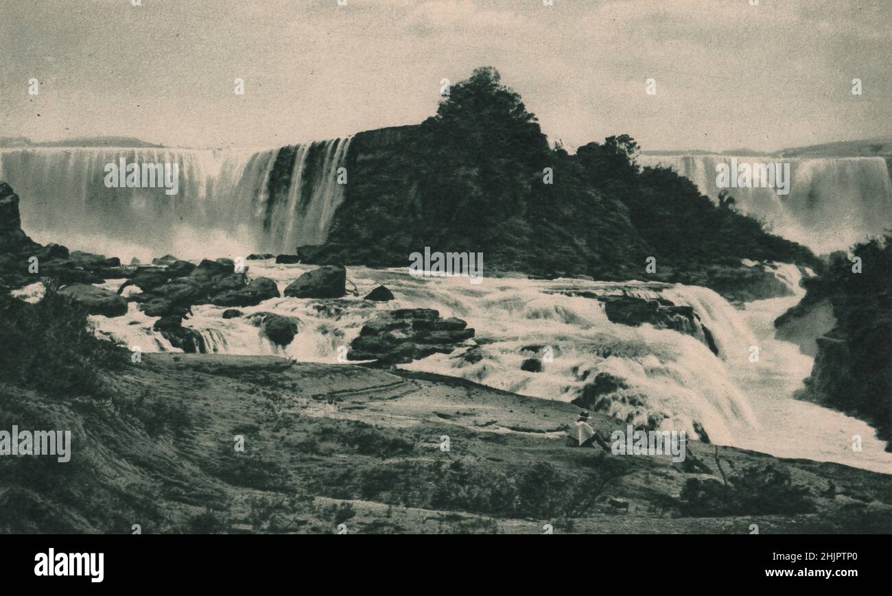 This lovely cascade is the chief beauty of the Laja river in its course ...