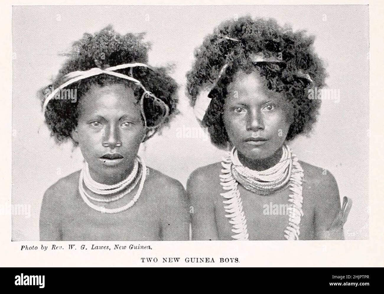 Two New Guinea Boys from the book ' The living races of mankind ' Vol 1 ...