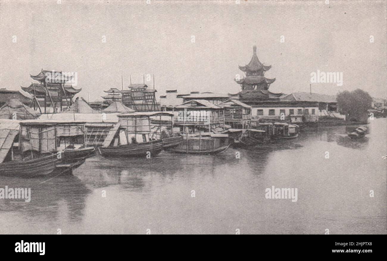 Nanking, old capital of south china by the Yang-tse. China (1923 Stock ...