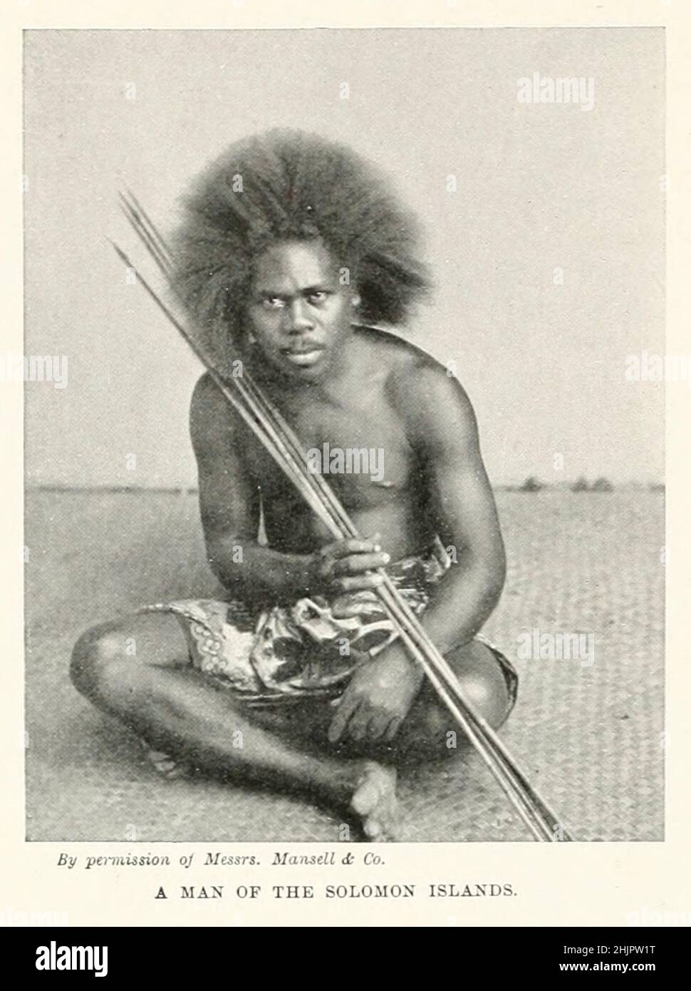 Solomon islands man traditional clothing hi-res stock photography and ...