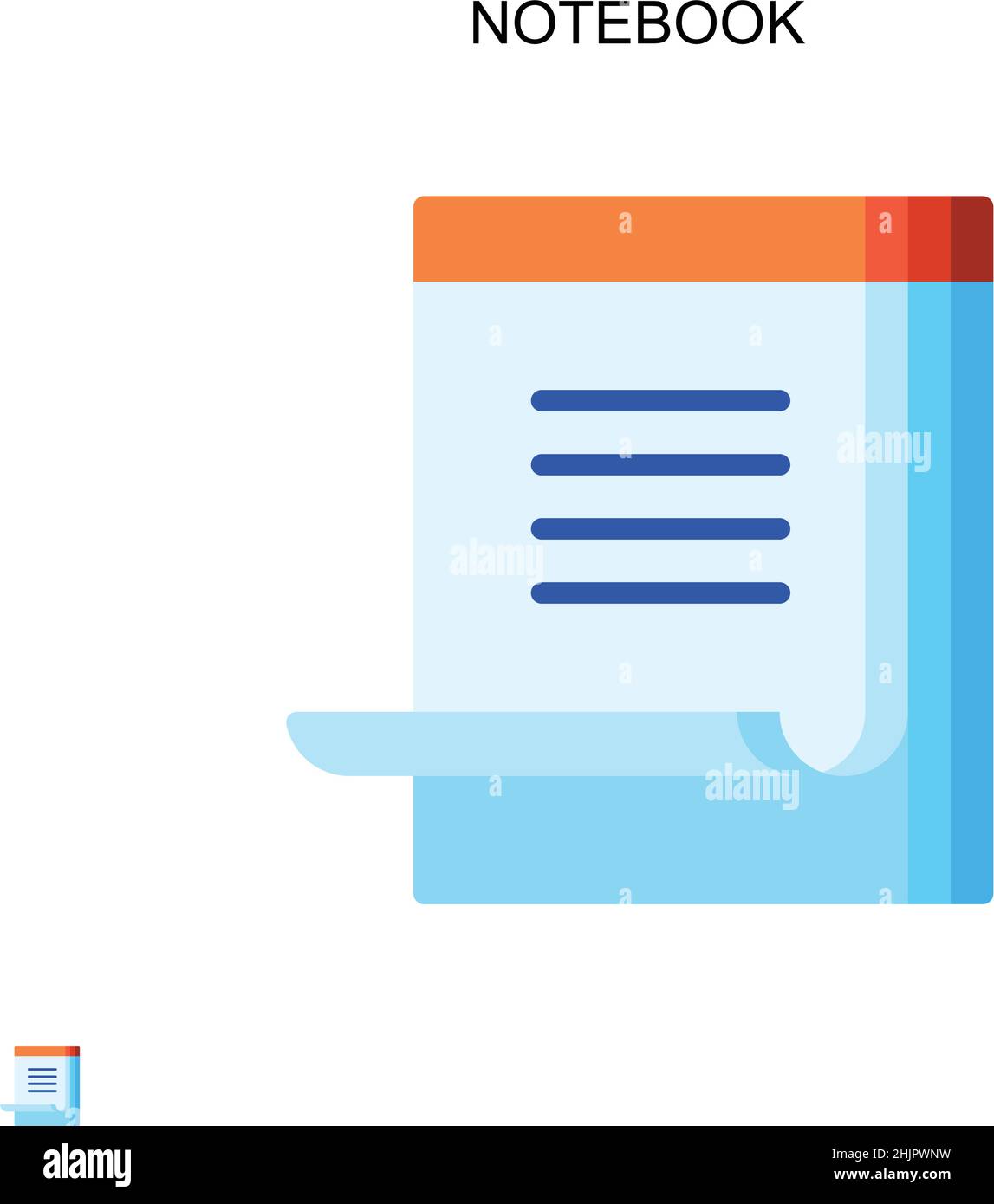 Notebook cover design Stock Vector Images - Alamy