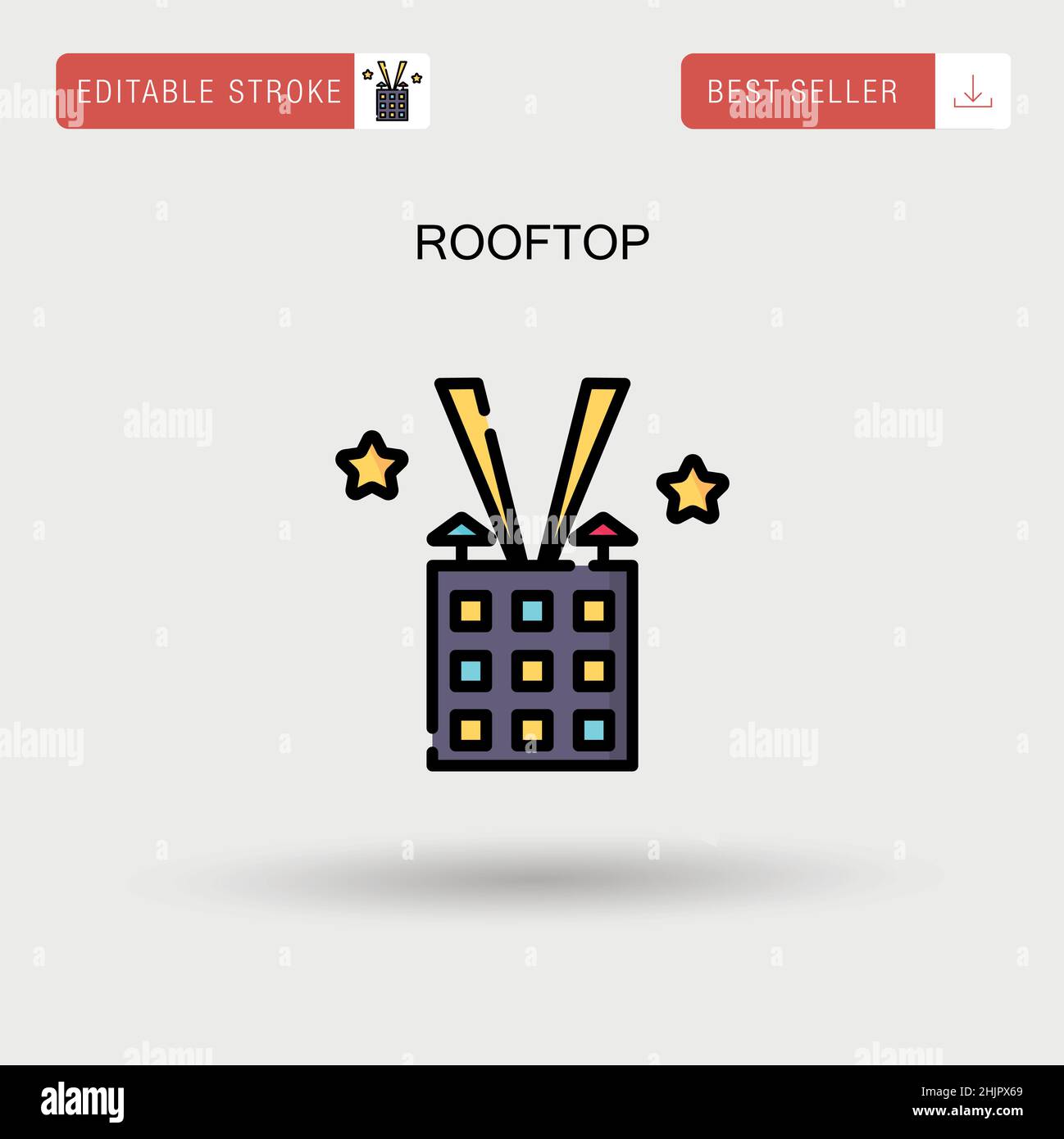 Sunset terrace Stock Vector Images - Alamy