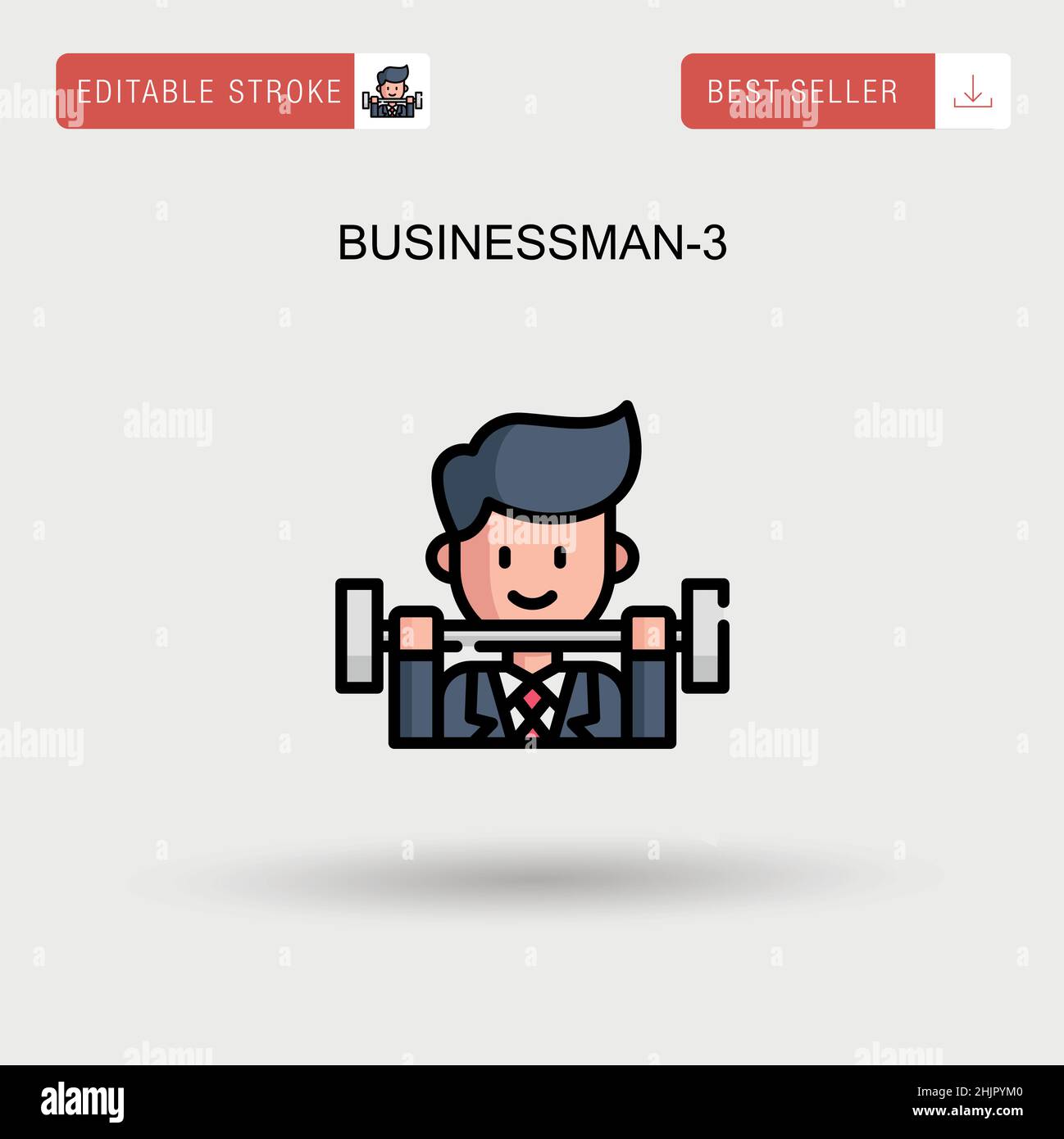 Smiling business team standing together Stock Vector Images - Alamy