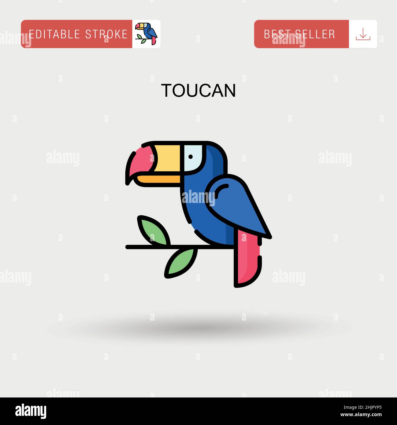 Simple toucan hi-res stock photography and images - Alamy