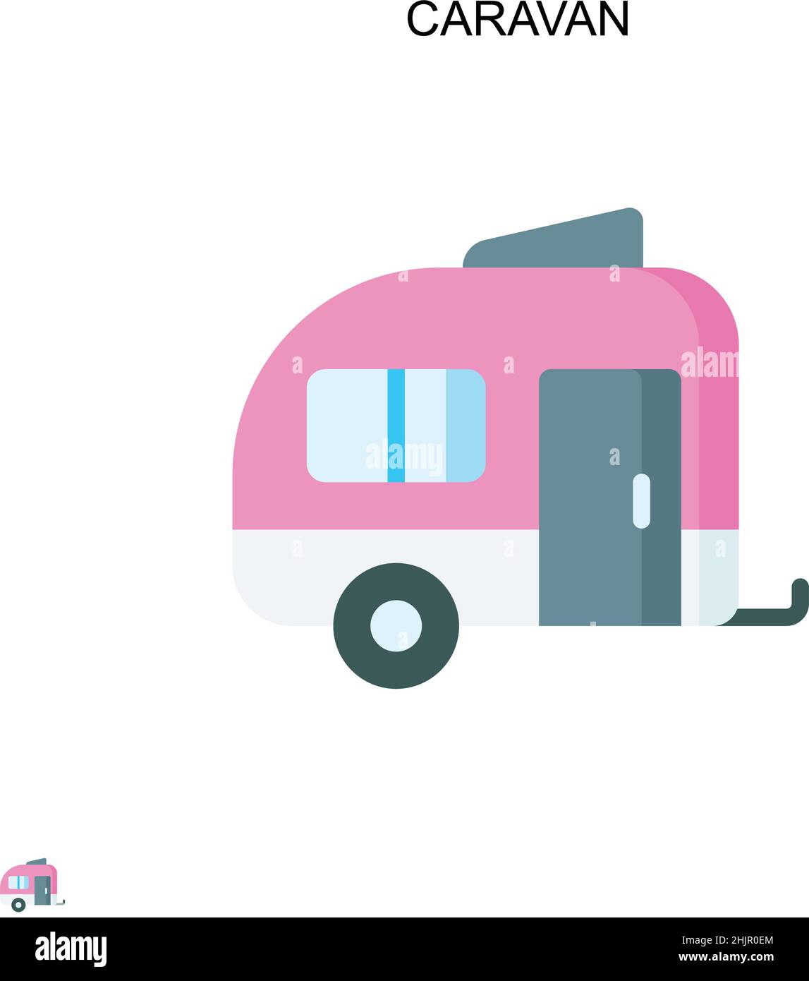 Campervan icon Stock Vector Images - Alamy