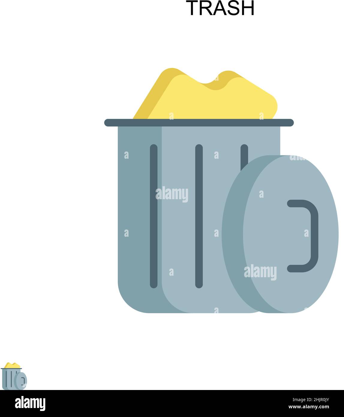 Trash clean waste container hi-res stock photography and images - Alamy