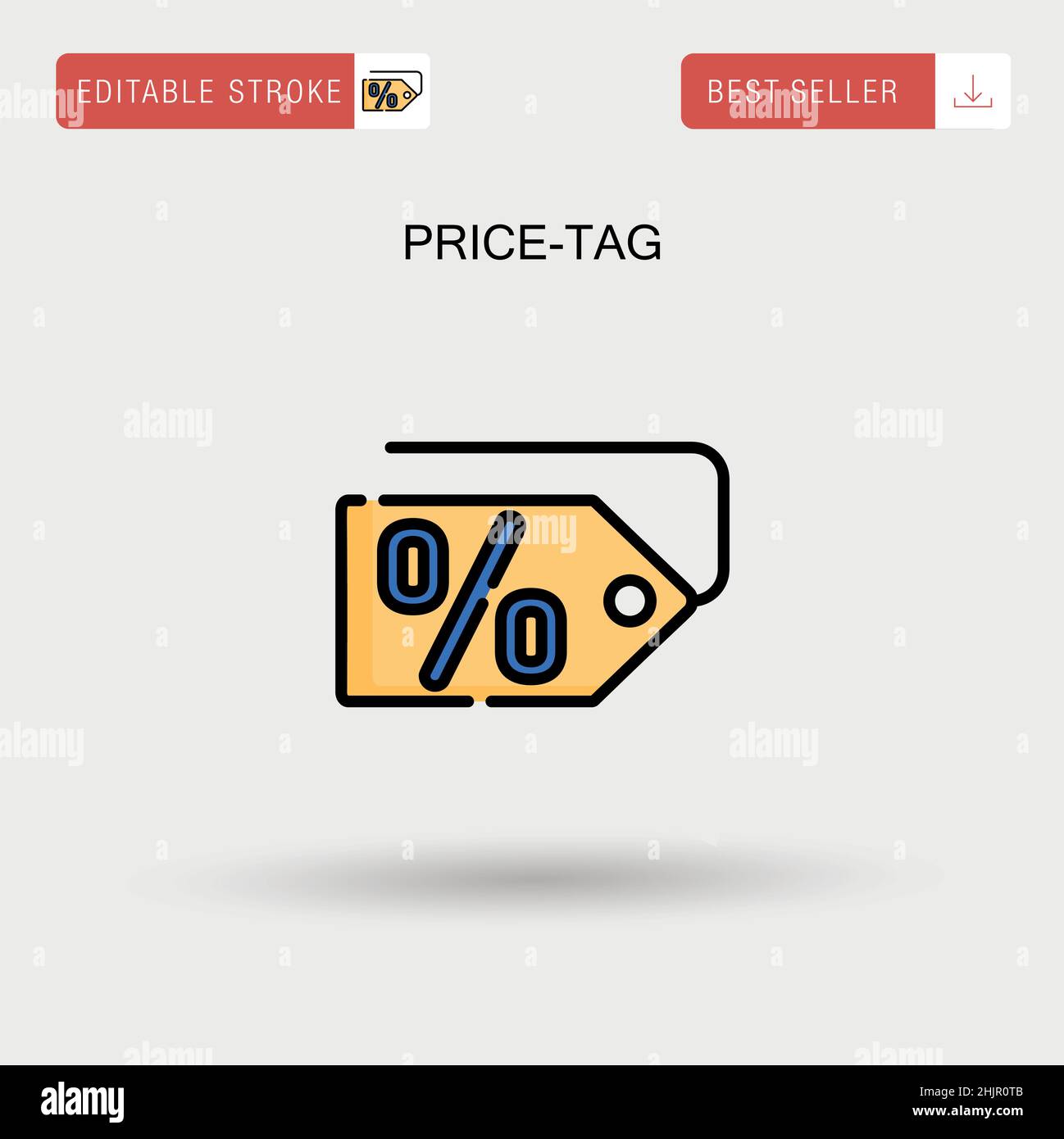 Price-tag Simple vector icon Stock Vector Image & Art - Alamy