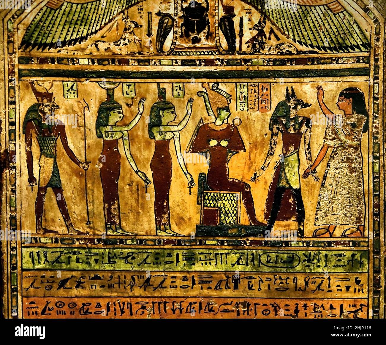 Stele con invoczione ad osiride unennefer hi-res stock photography and ...