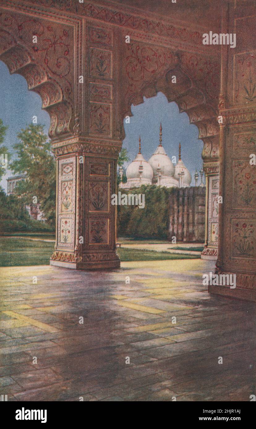 Known as the "Fort," the Mogul palace was built by Shah Jehan. Here the ...