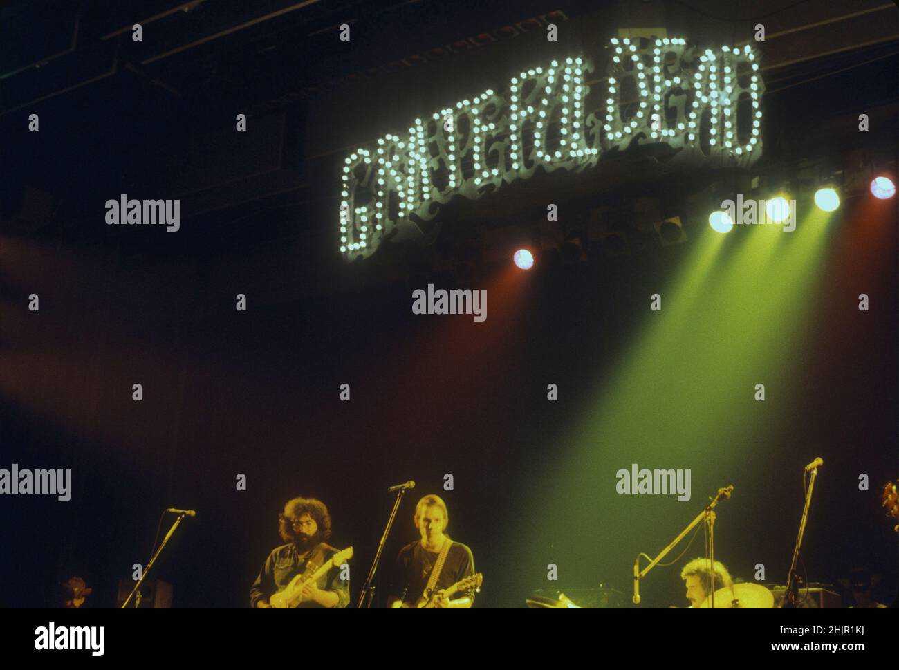 The Grateful Dead performing at the Felt Forum in 1971 Credit: Jeffrey ...