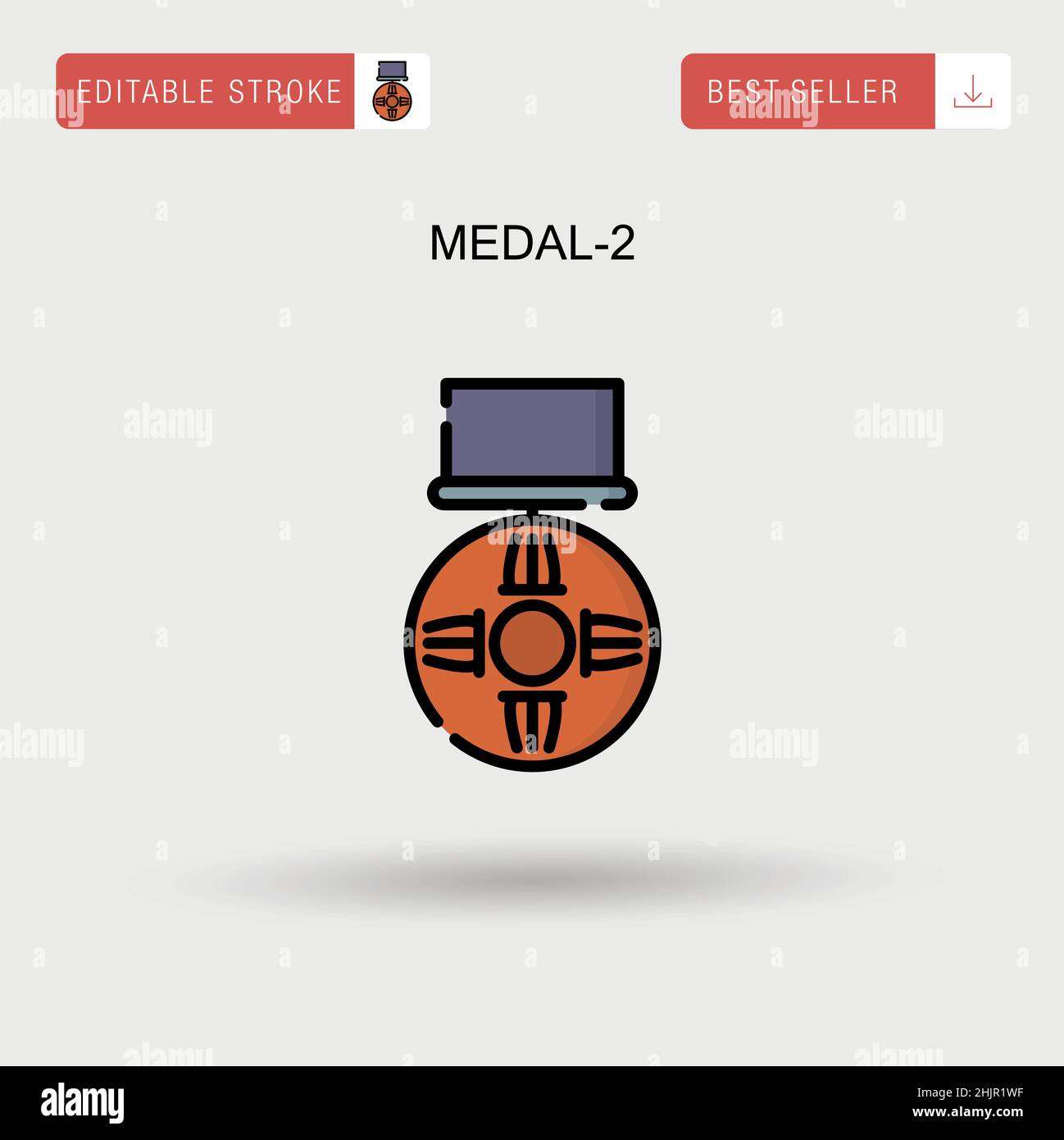 Win bronze medal Stock Vector Images - Alamy