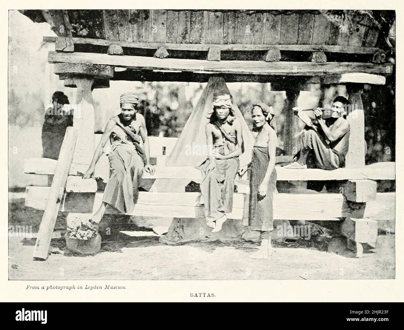 A group of Batta men from the book ' The living races of mankind ' Vol ...