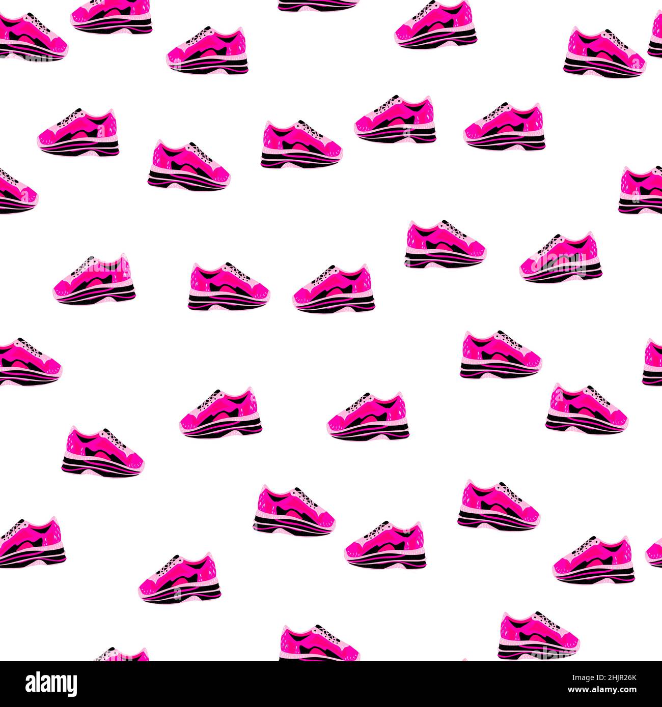 Sneakers seamless pattern. Background of clothing . Repeated texture in ...