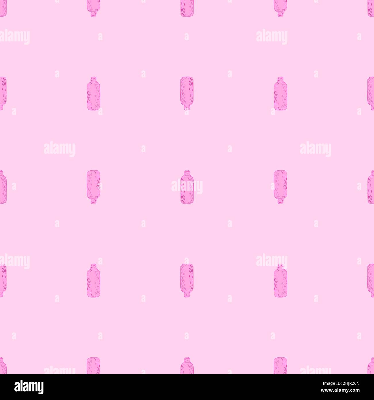 Cosmetic bottle seamless pattern. Background for spa. Repeated texture ...