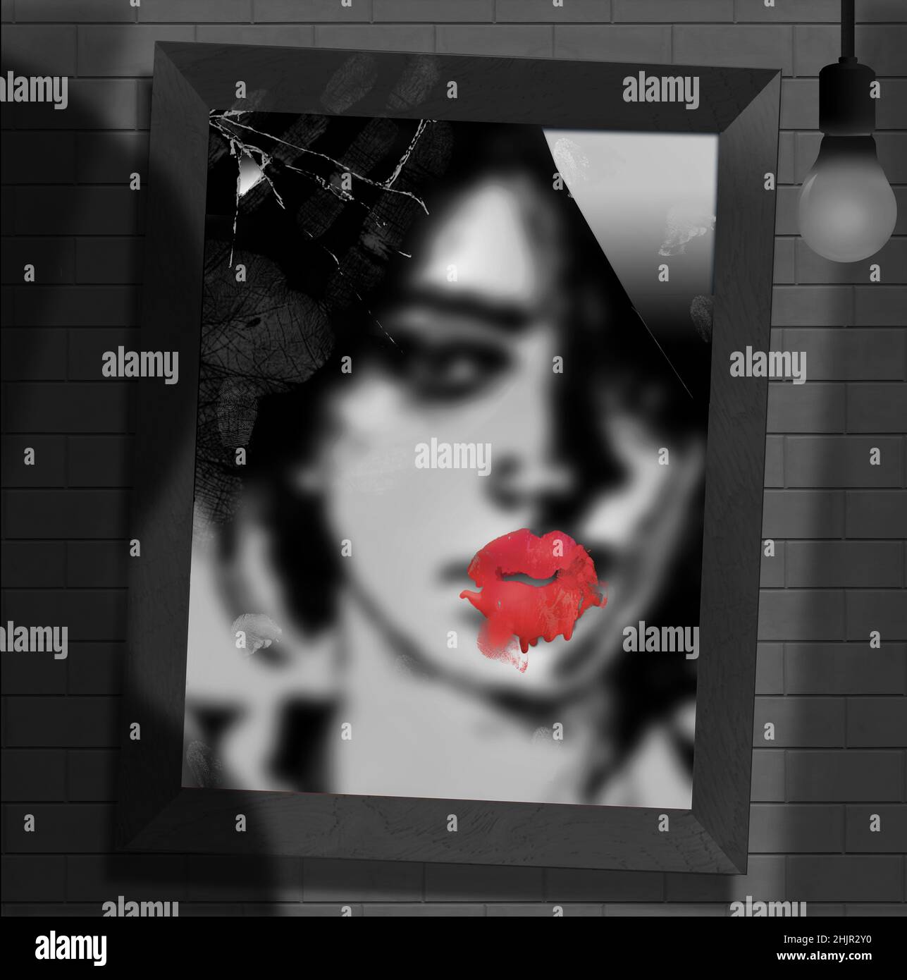 Lipstick smear hi-res stock photography and images - Alamy