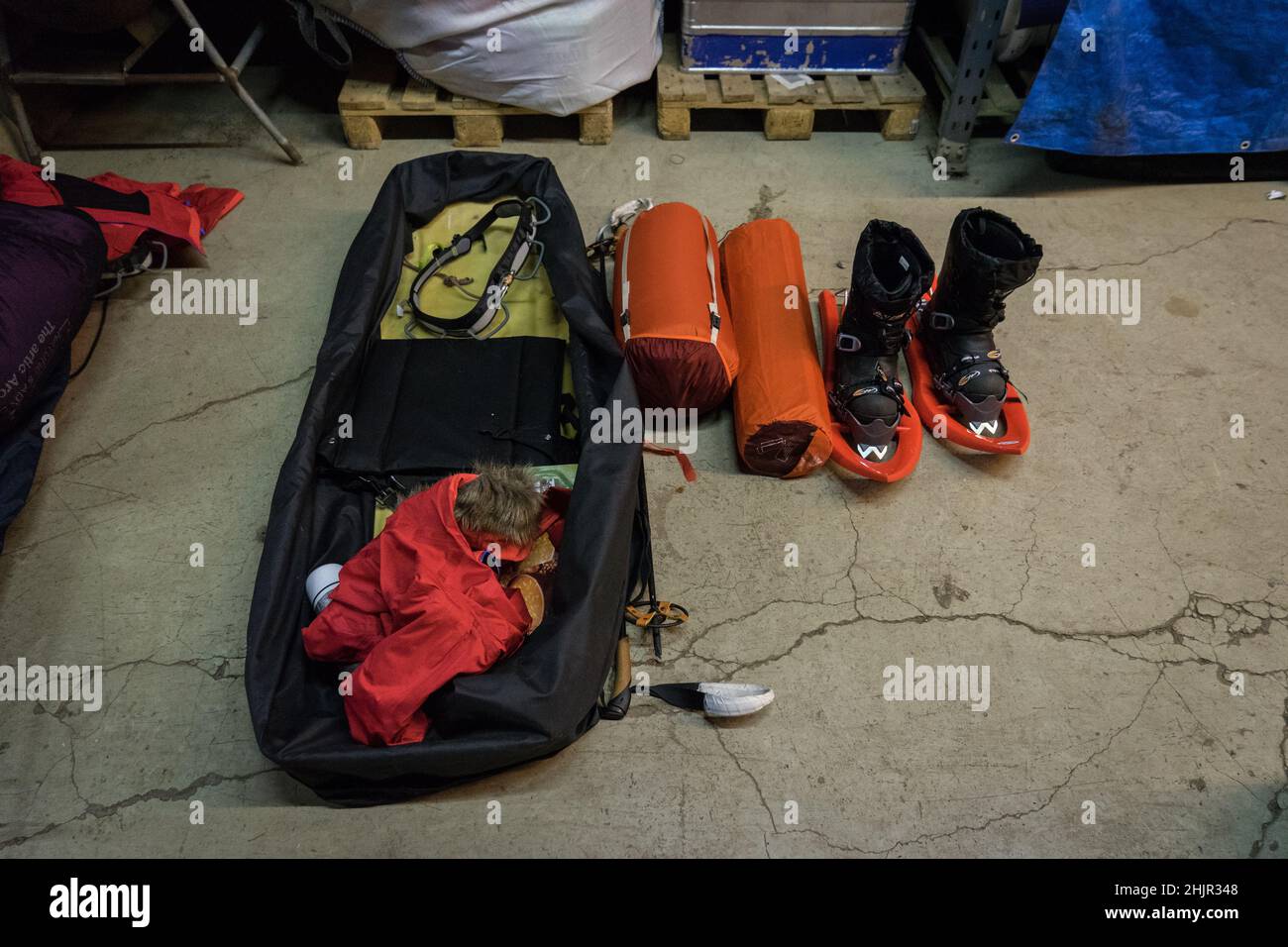 Expedition gear is being prepared Stock Photo - Alamy