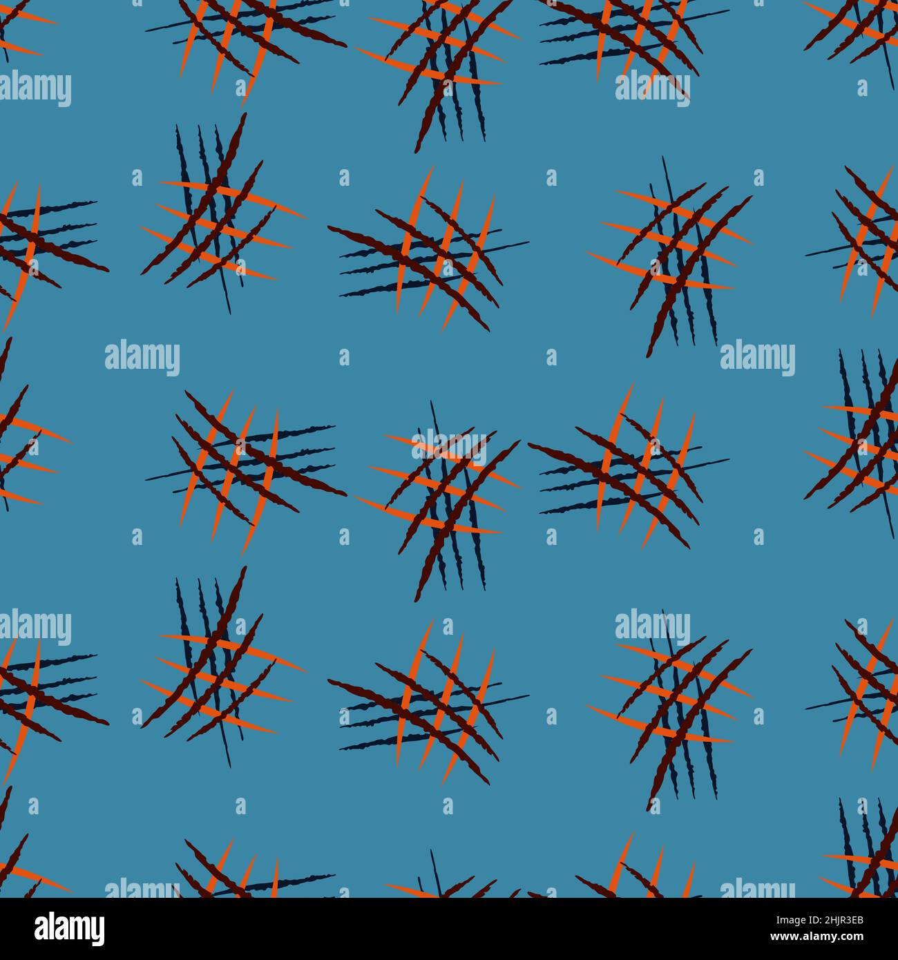Scratches seamless pattern. Grunge texture. Horror design. Repeated ...