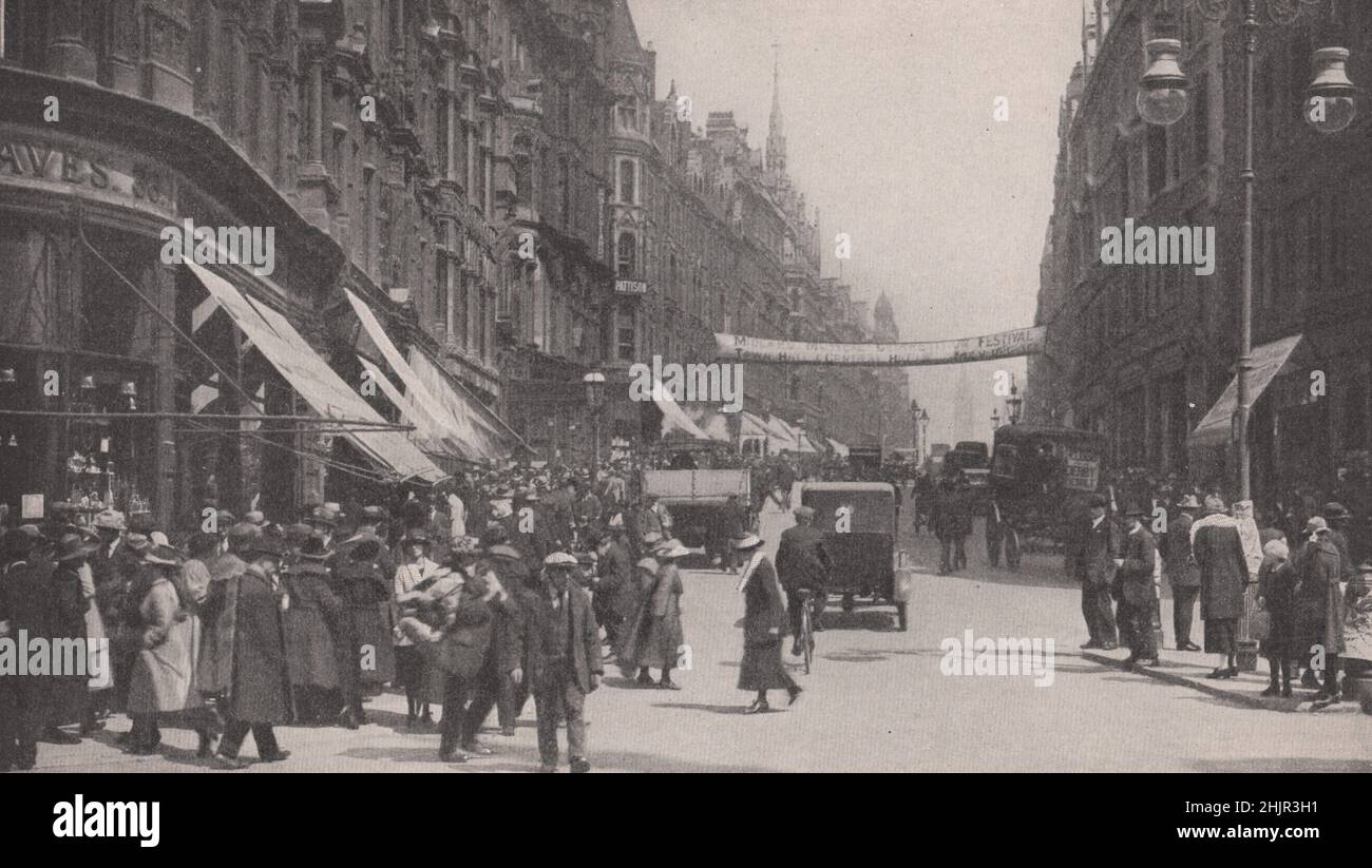 Corporation street, Birmingham, once a slum, now a fine street of shops ...