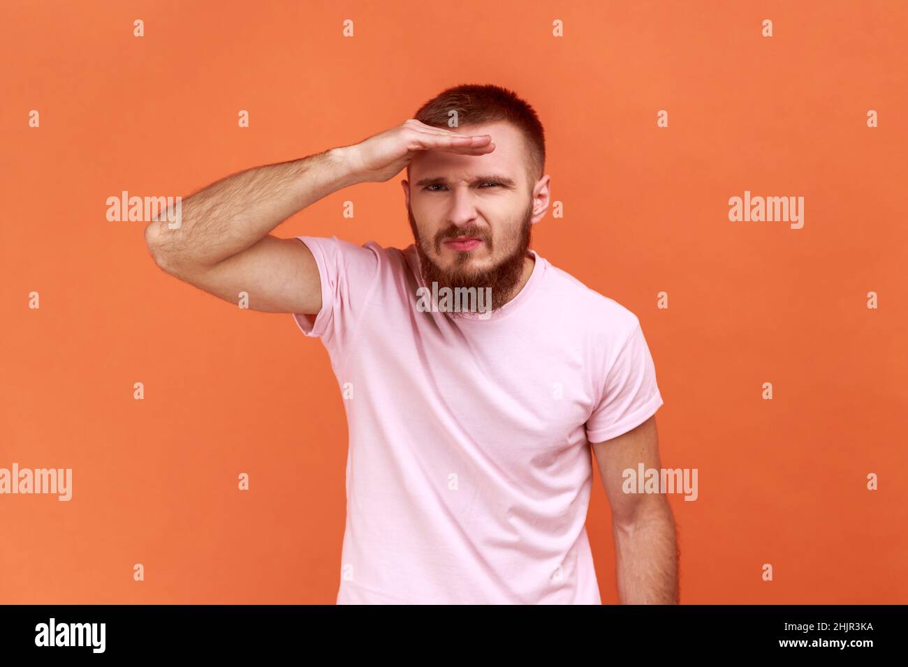 Hand Over Head Looking