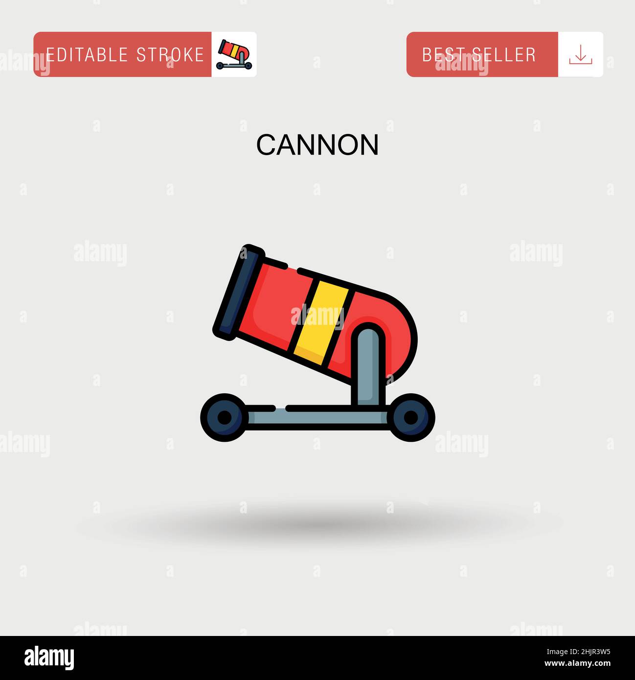 Blue water cannon Stock Vector Images - Alamy