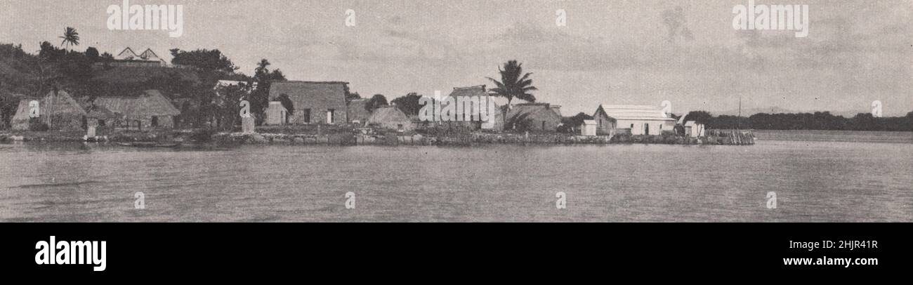Bau, the old native capital of Fiji on the Island of the same name ...